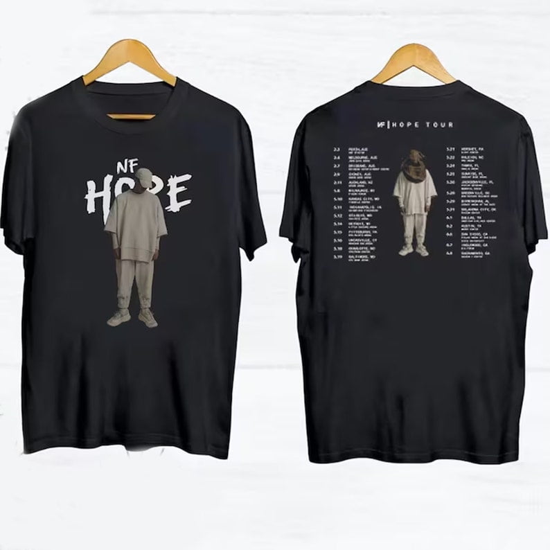 NF Rapper Hope Tour 2024 T-Shirt, NF Hope Concert 2024 Shirt, Nf Hope ...