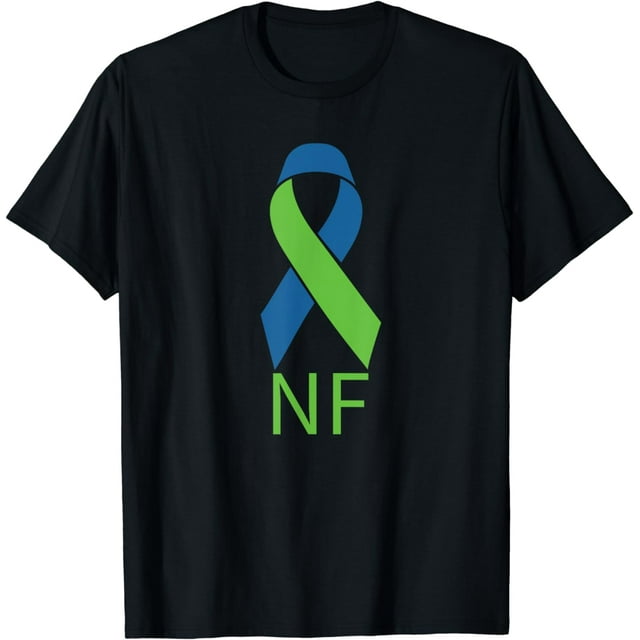 NF Warrior and Supporter Neurofibromatosis Awareness Ribbon T-Shirt ...