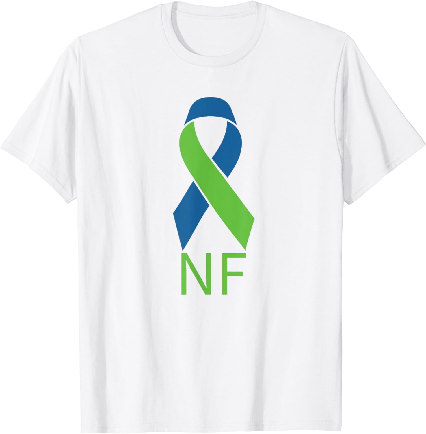 NF Warrior and Supporter Neurofibromatosis Awareness Ribbon T-Shirt ...