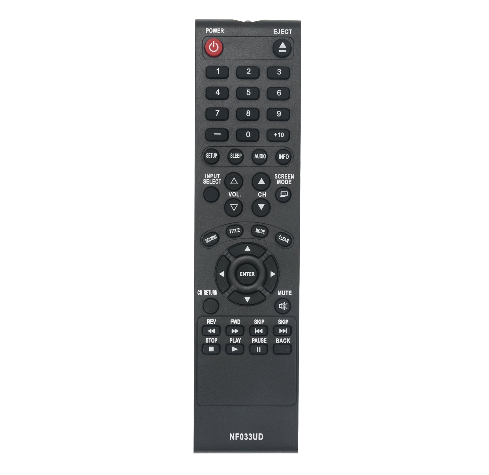 NF033UD Replacement Remote Control fit for Emerson 4K OLED LCD TV ...