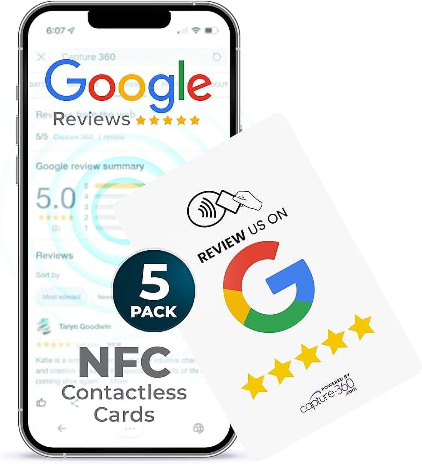 NFC Tap Card: Business Review Card, Contactless, Enhances SEO, Saves ...