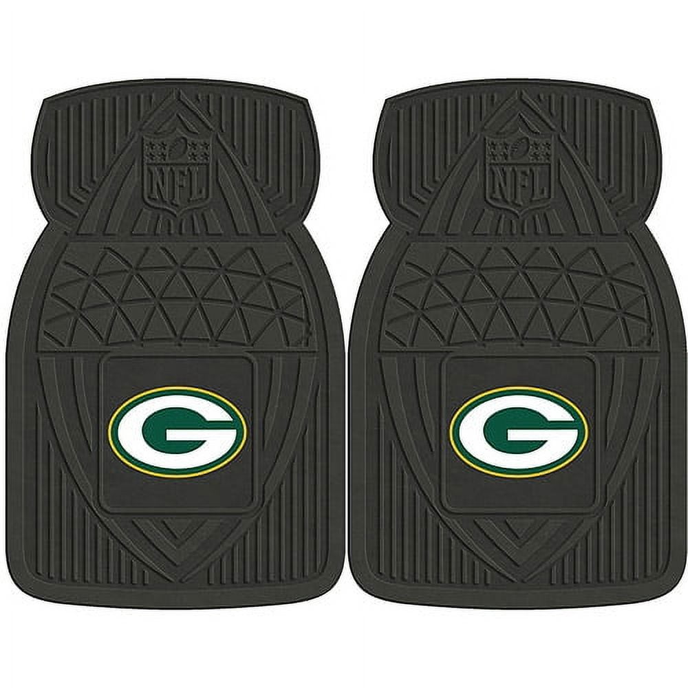 NFL 2-Piece Heavy-Duty Vinyl Car Mat Set, Green Bay Packers - SPORTS ...