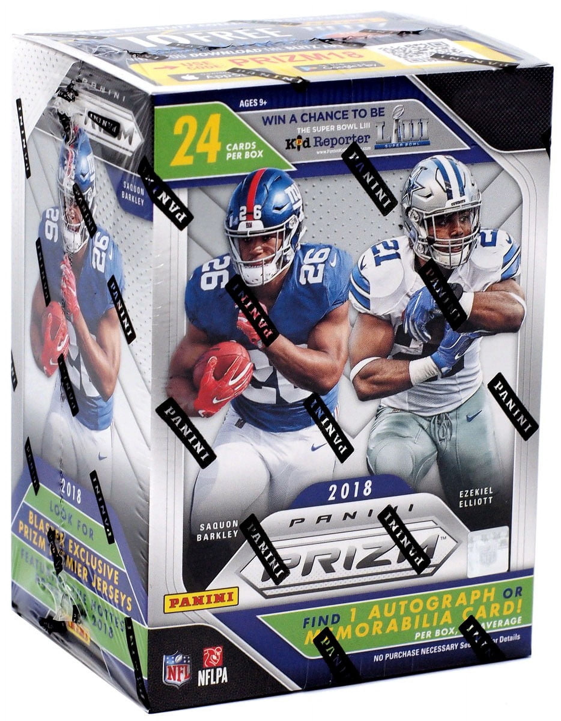 NFL 2018 Prizm Football Trading Card BLASTER Box (6 Packs) - Walmart.com