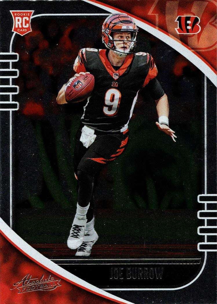 Panini NFL 2020 Absolute Football Joe Burrow Rookie Trading Card #158 ...