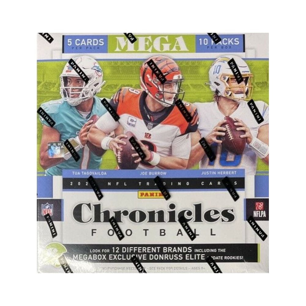 Free Shipping! NFL 2020 Chronicles Football Trading Card MEGA Box (10 ...