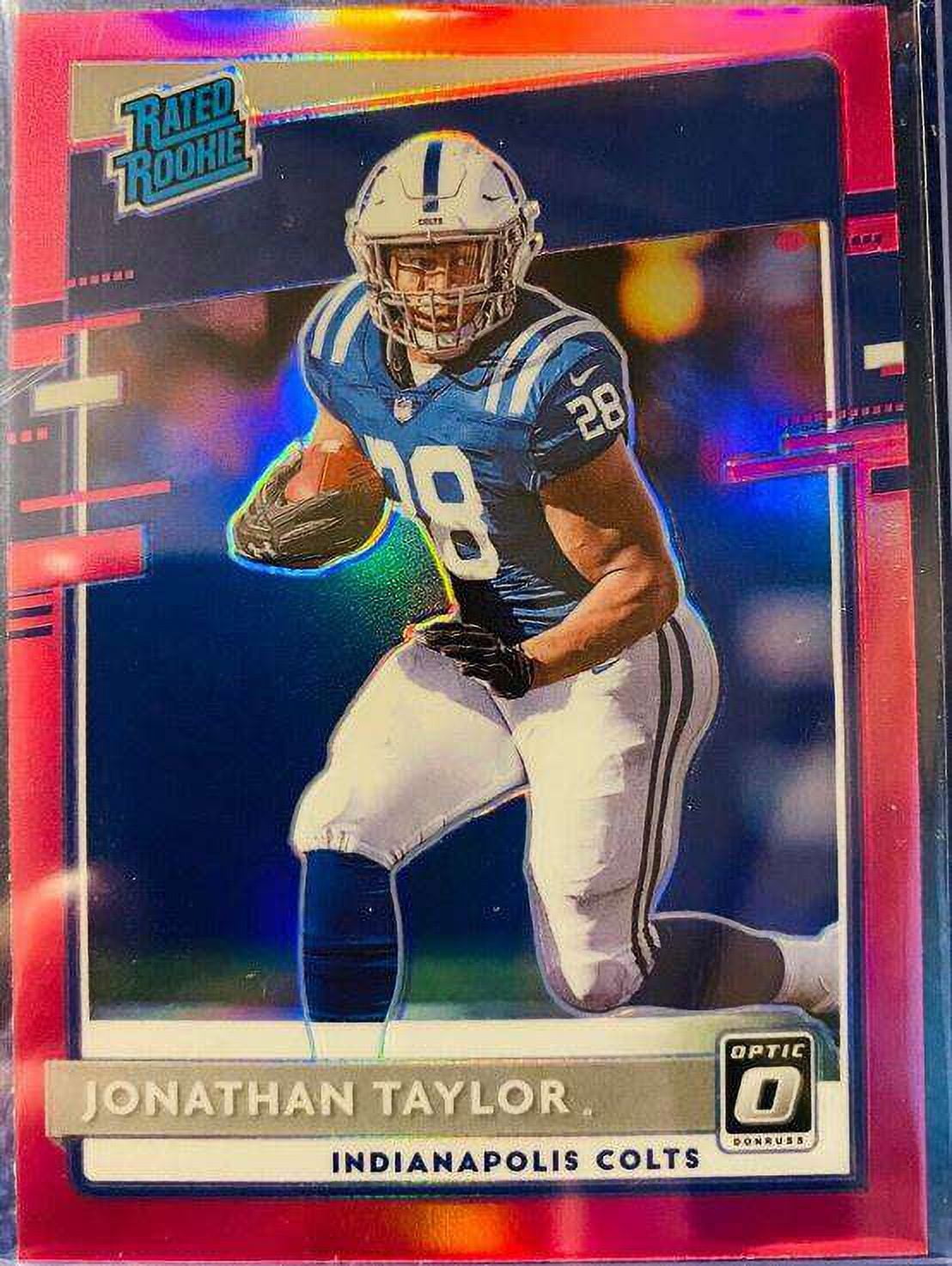 NFL 2020 Donruss Optic Jonathan Taylor Rated Rookie Trading Card #167 ...