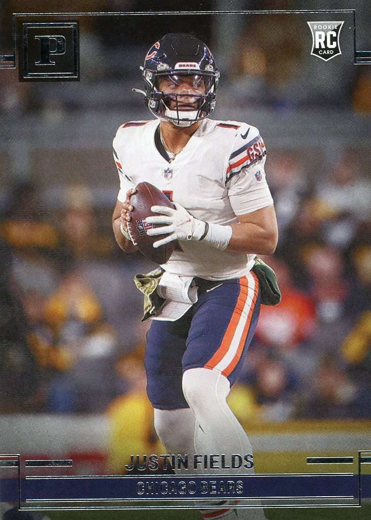 NFL 2021 Chronicles Panini Football Justin Fields Trading Card PA-4 ...