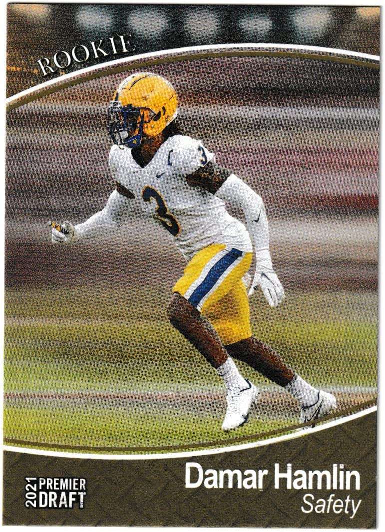 NFL 2021 Premier Draft Single Card Black Damar Hamlin #118 (Rookie ...