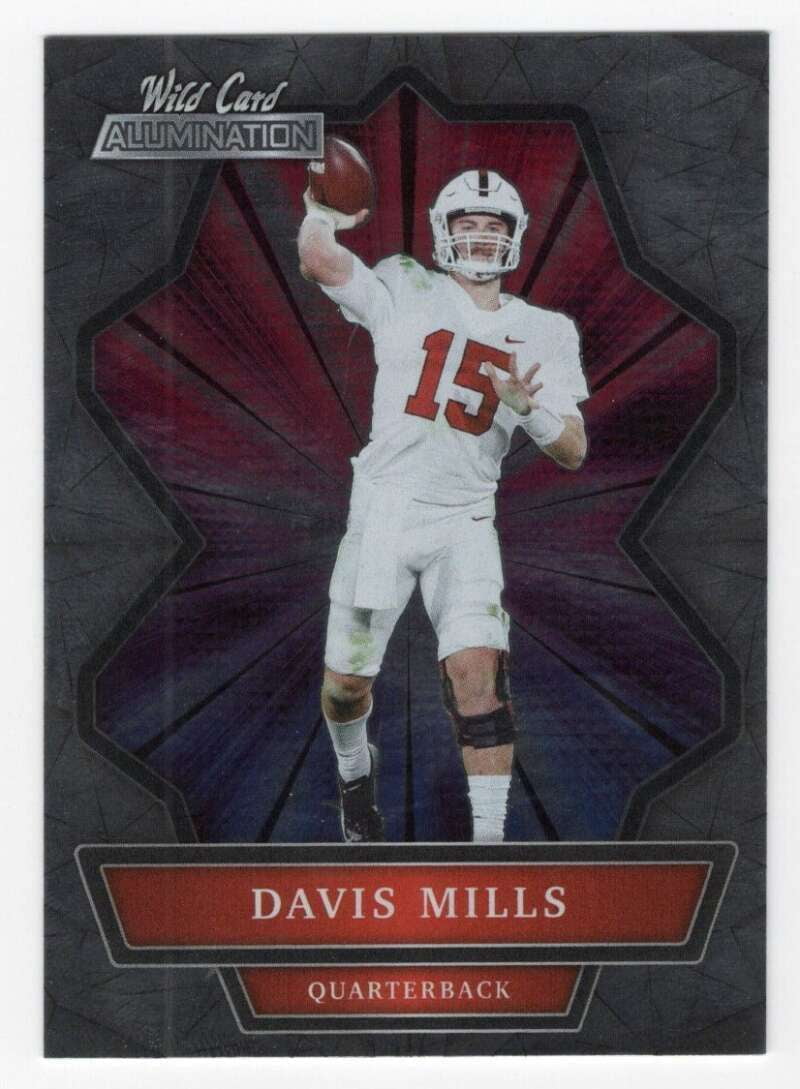 NFL 2021 Wild Card Alumination Davis Mills Trading Card ABC-67 (Rookie ...