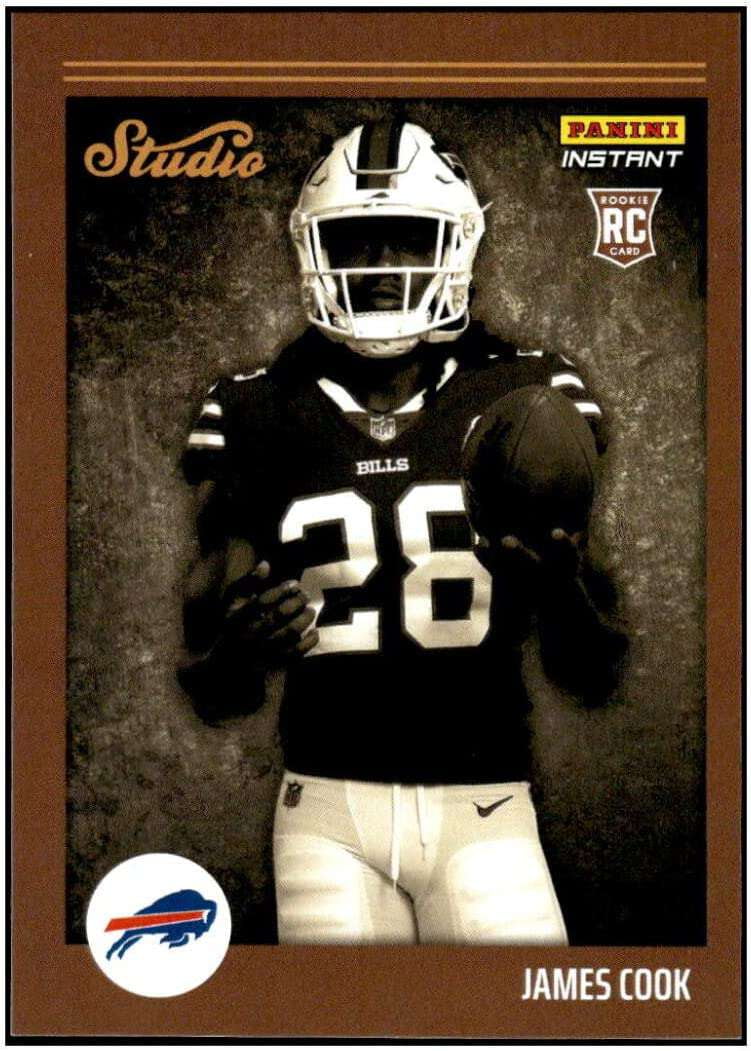 NFL 2022 Instant Studio Football James Cook Trading Card S22 (Rookie ...