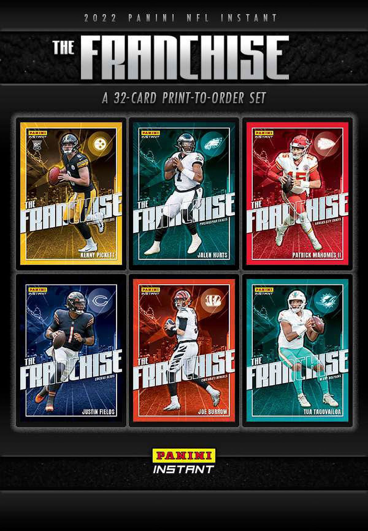 NFL 2022 Instant the Franchise Football Trading Card Set (32 Cards ...