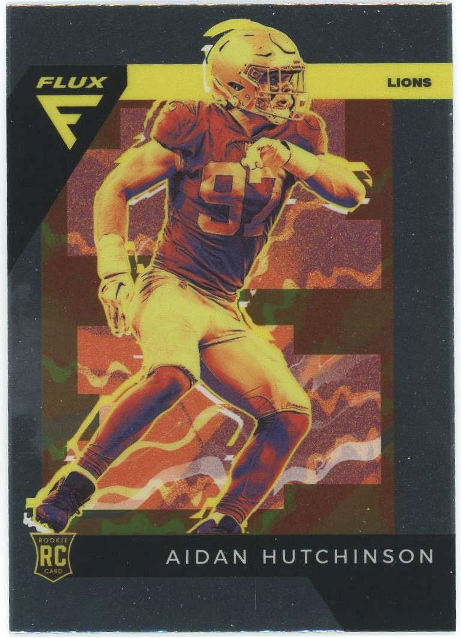 NFL 2022 Panini Chronicles Flux Aidan Hutchinson Rookie Card - Walmart ...