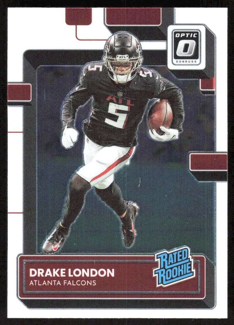 NFL 2022 Panini Optic Drake London #207 (Rated Rookie) - Walmart.com