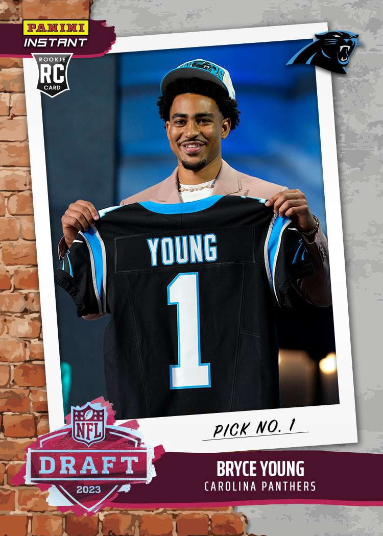NFL 2023 Instant Draft Night Football Bryce Young DN1 (Rookie Card ...