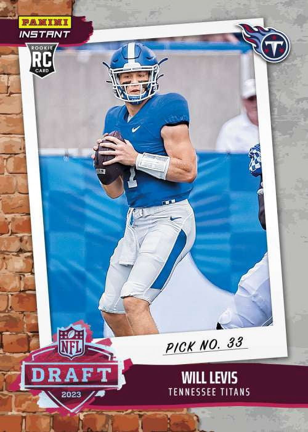 NFL 2023 Instant Draft Night Football Will Levis DN3 (Rookie Card ...