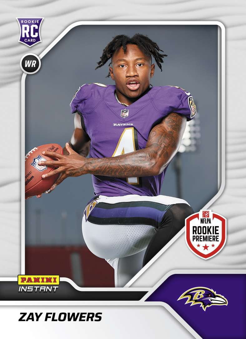 NFL 2023 Instant RPS First Look Football Zay Flowers #9 (Rookie Card ...