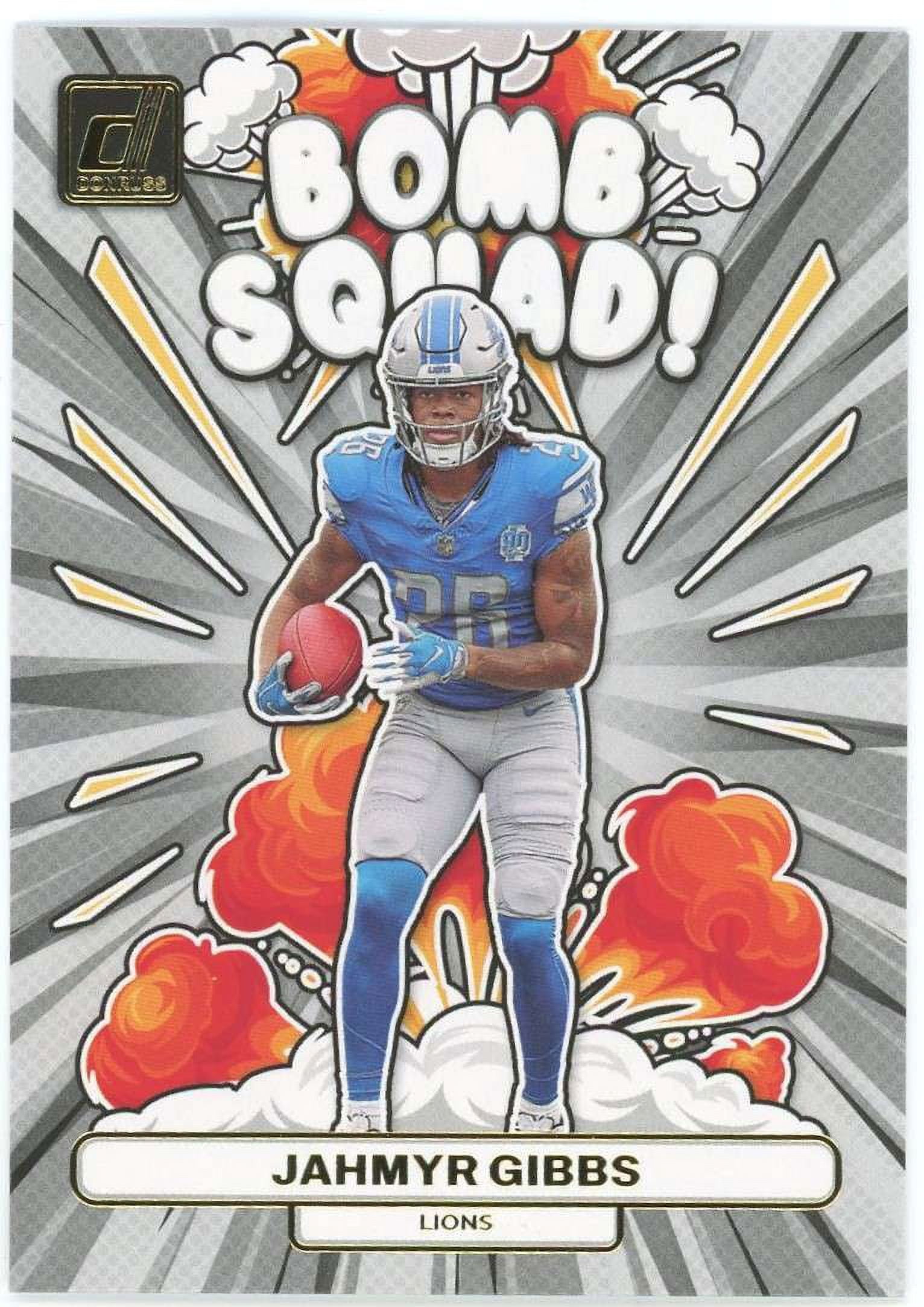 NFL 2023 Panini Donruss Football Bomb Squad Jahmyr Gibbs BS-26 (Rookie ...
