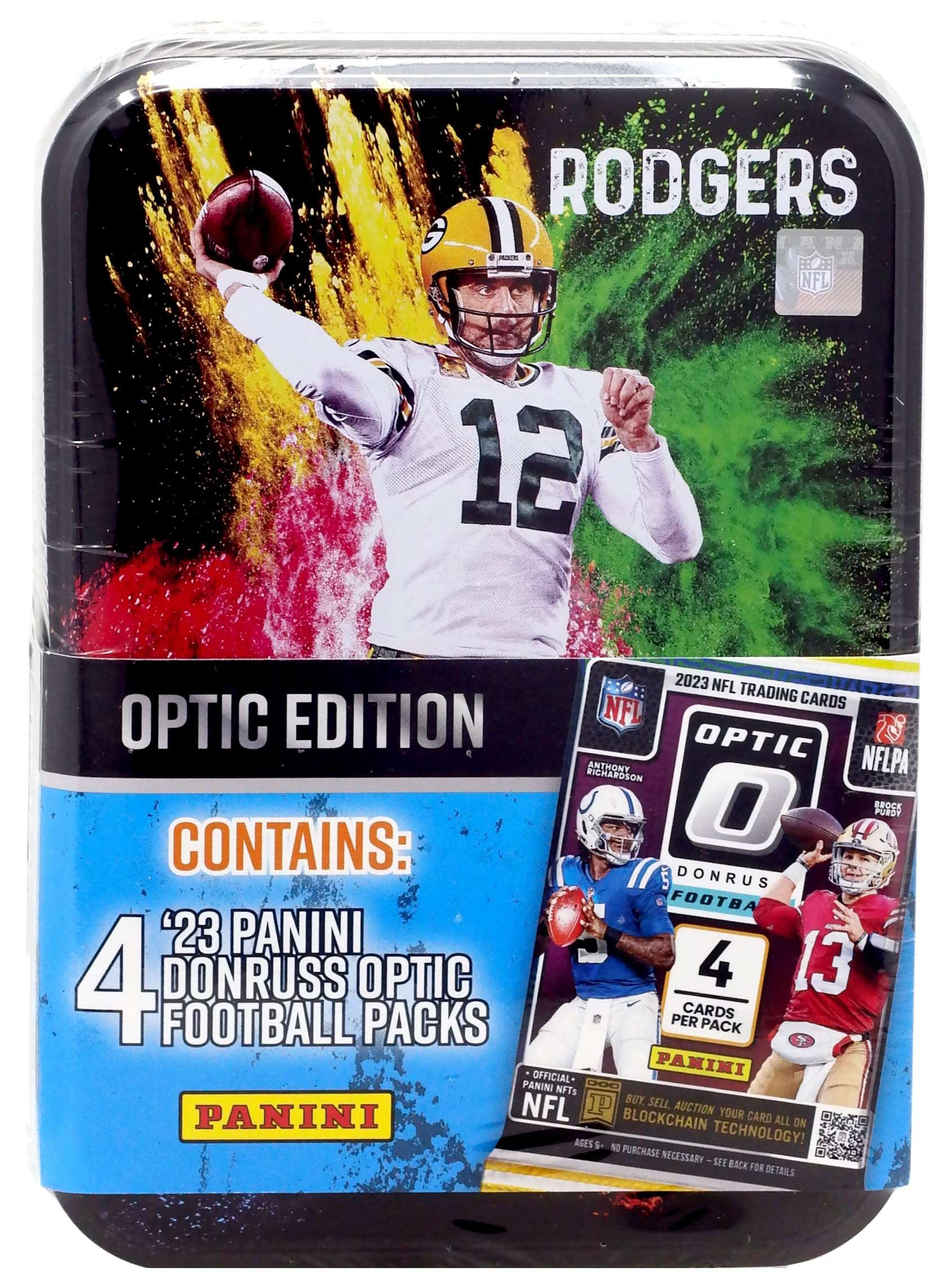 NFL 2023 Panini Donruss Optic Football Aaron Rodgers Trading Card ...