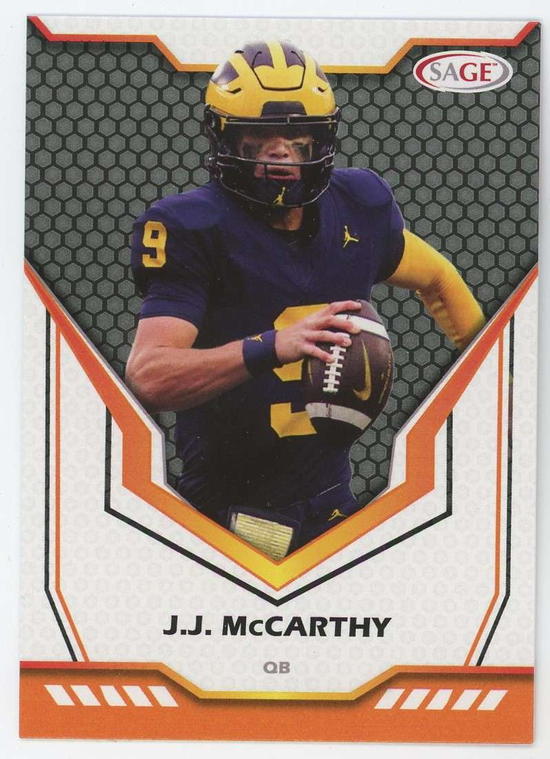 NFL 2024 High Series Black JJ McCarthy #135 (Rookie) - Walmart.com