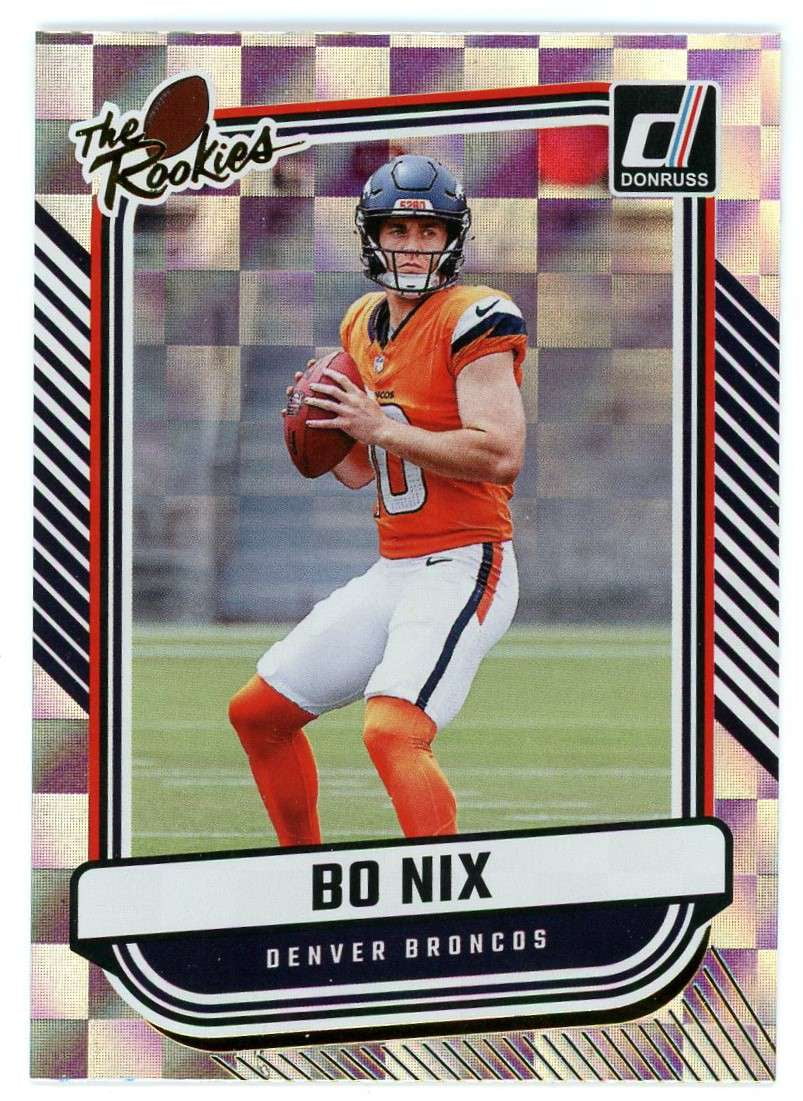 NFL 2024 Panini Donruss Football The Rookies Bo Nix TR-38 (Rookie) - Walmart.com