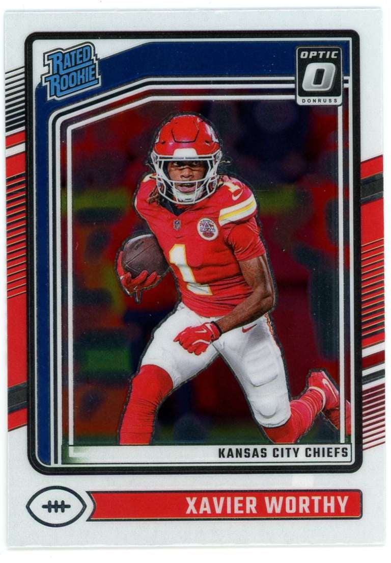 NFL 2024 Panini Donruss Optic Football Xavier Worthy #300 (Rookie ...