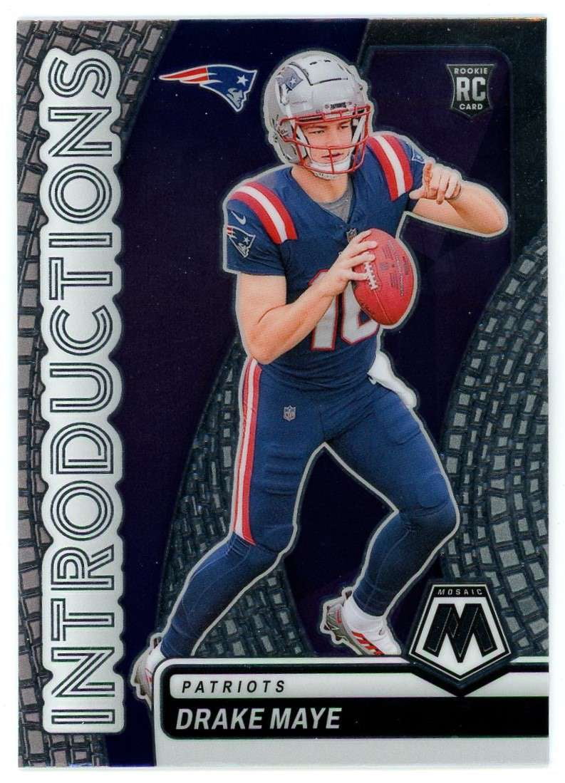 NFL 2024 Panini Mosaic Football Introductions Drake Maye #1 (Rookie ...