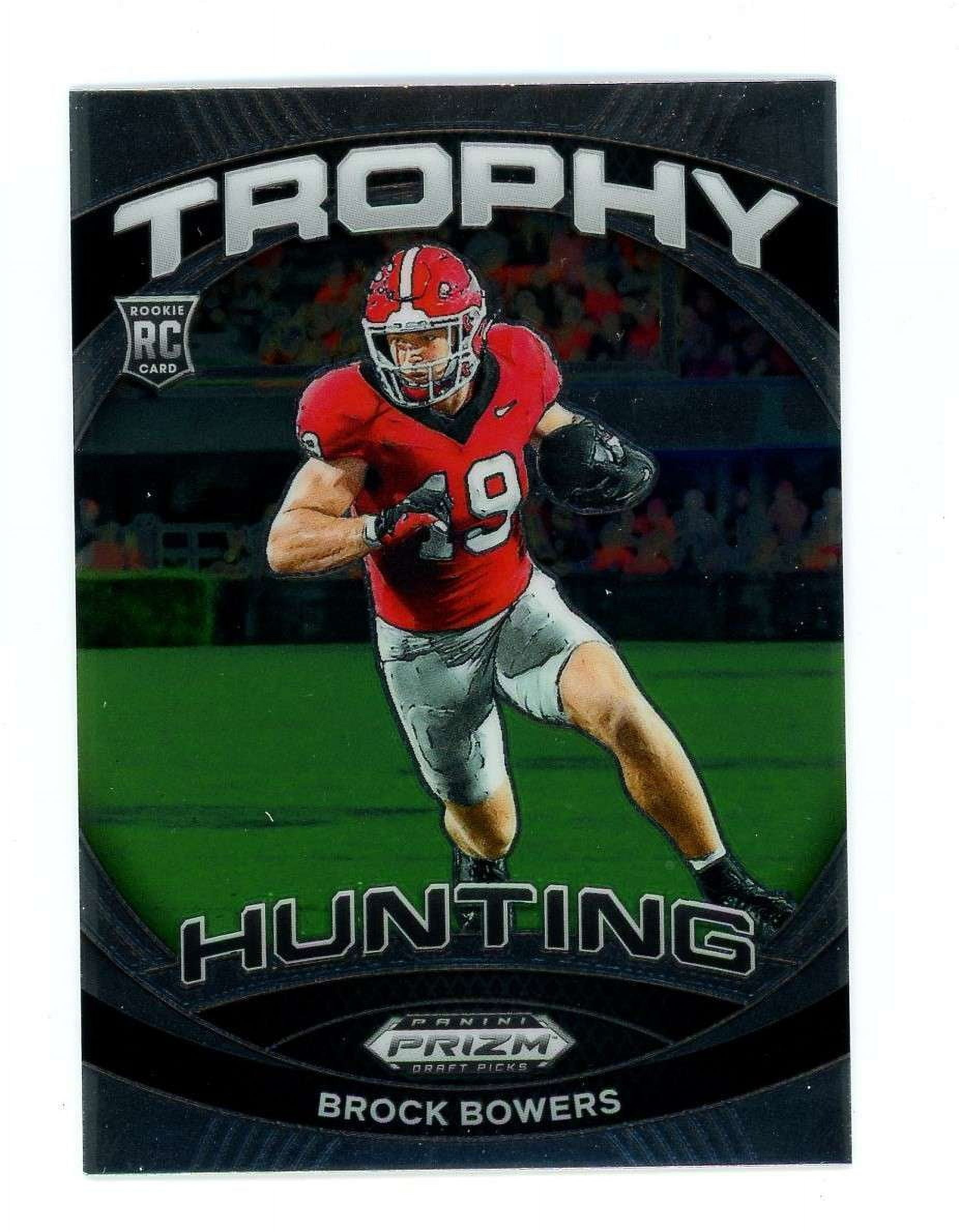 NFL 2024 Panini Prizm Draft Picks Trophy Hunting Brock Bowers TH-BBS ...