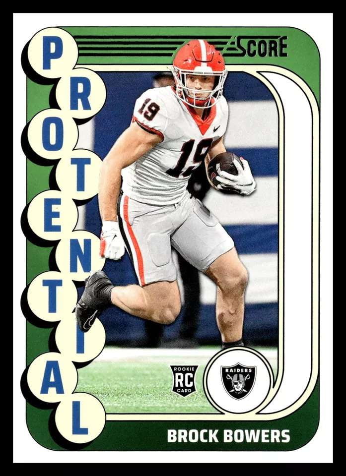 NFL 2024 Score Football Protential Brock Bowers #19 (Rookie) - Walmart.com