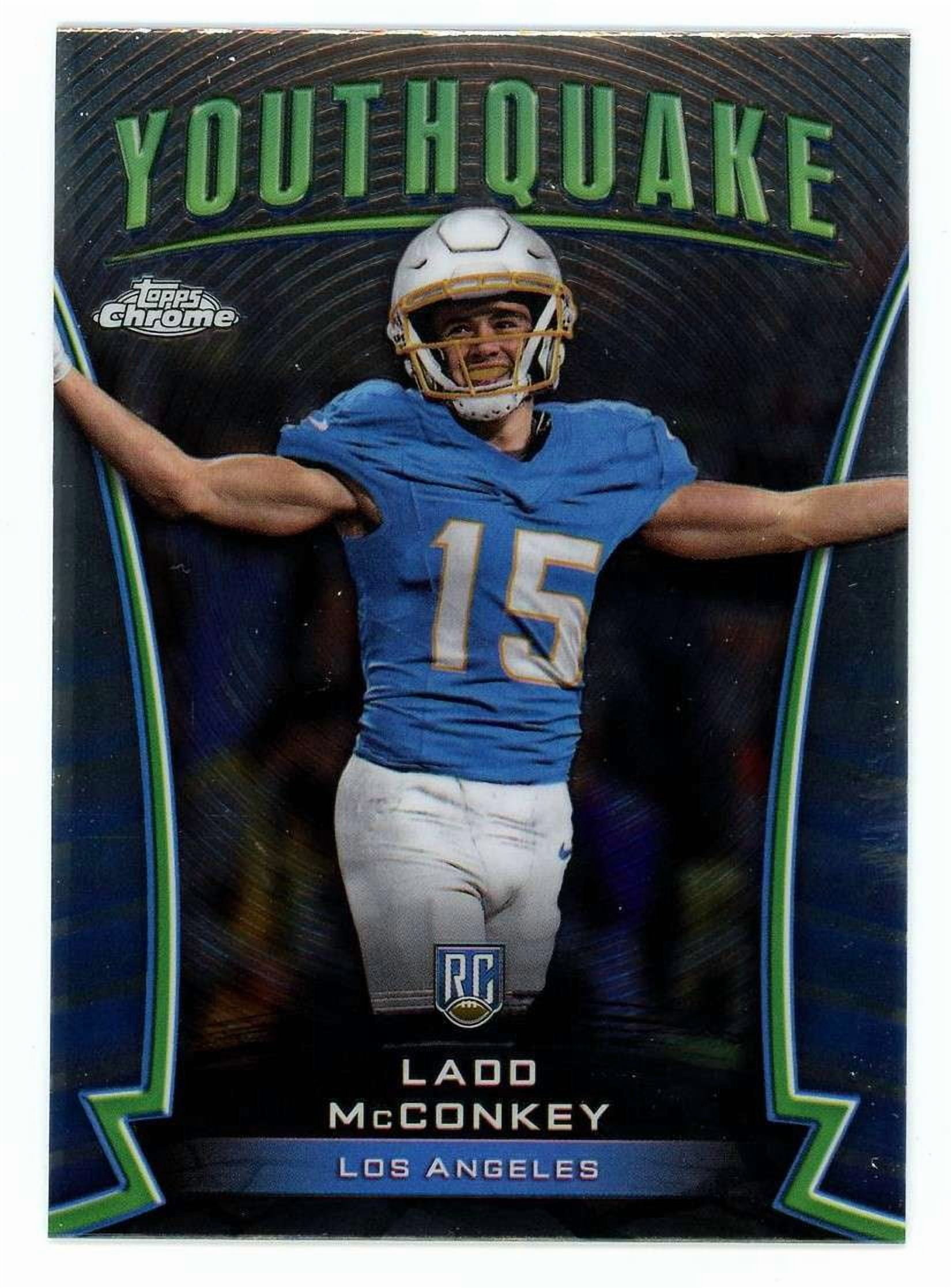 NFL 2024 Topps Chrome Football Youthquake Ladd McConkey Y-20 [Rookie ...