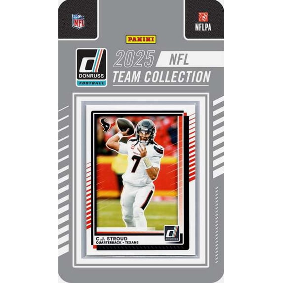 NFL 2025 Donruss Football Houston Texans Trading Card Team Set ...