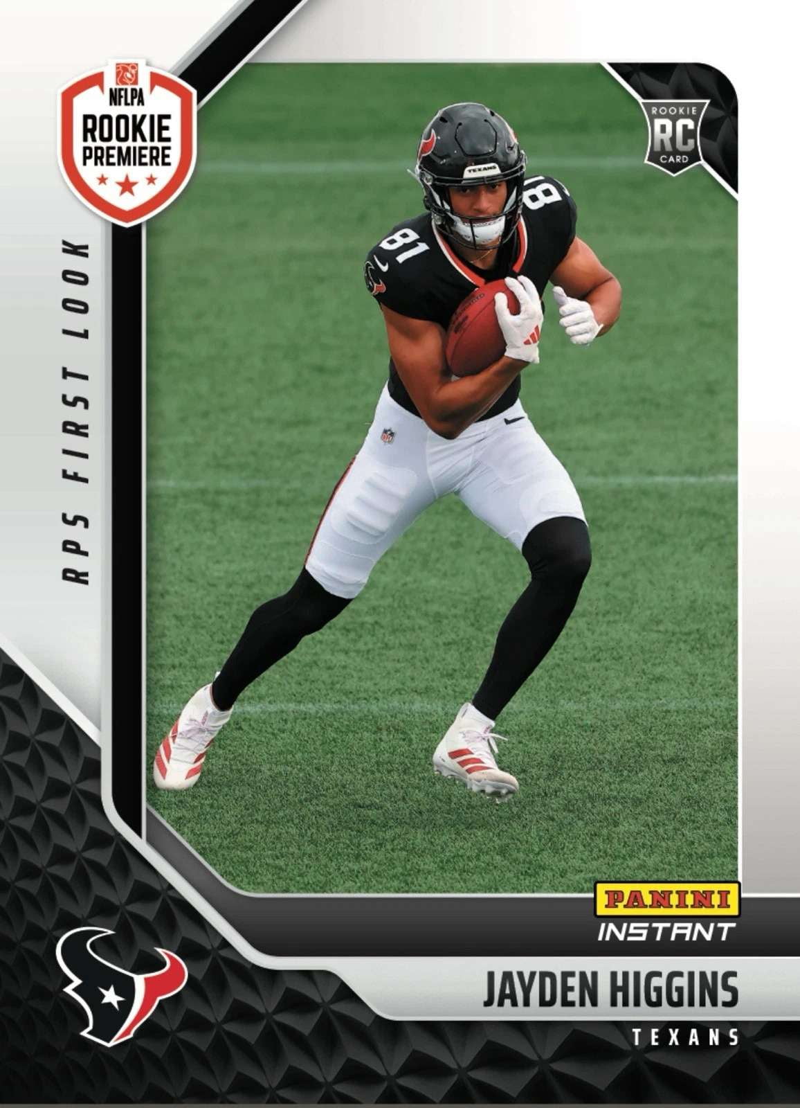 NFL 2025 Instant RPS First Look Football Jayden Higgins RPSFL-14 ...