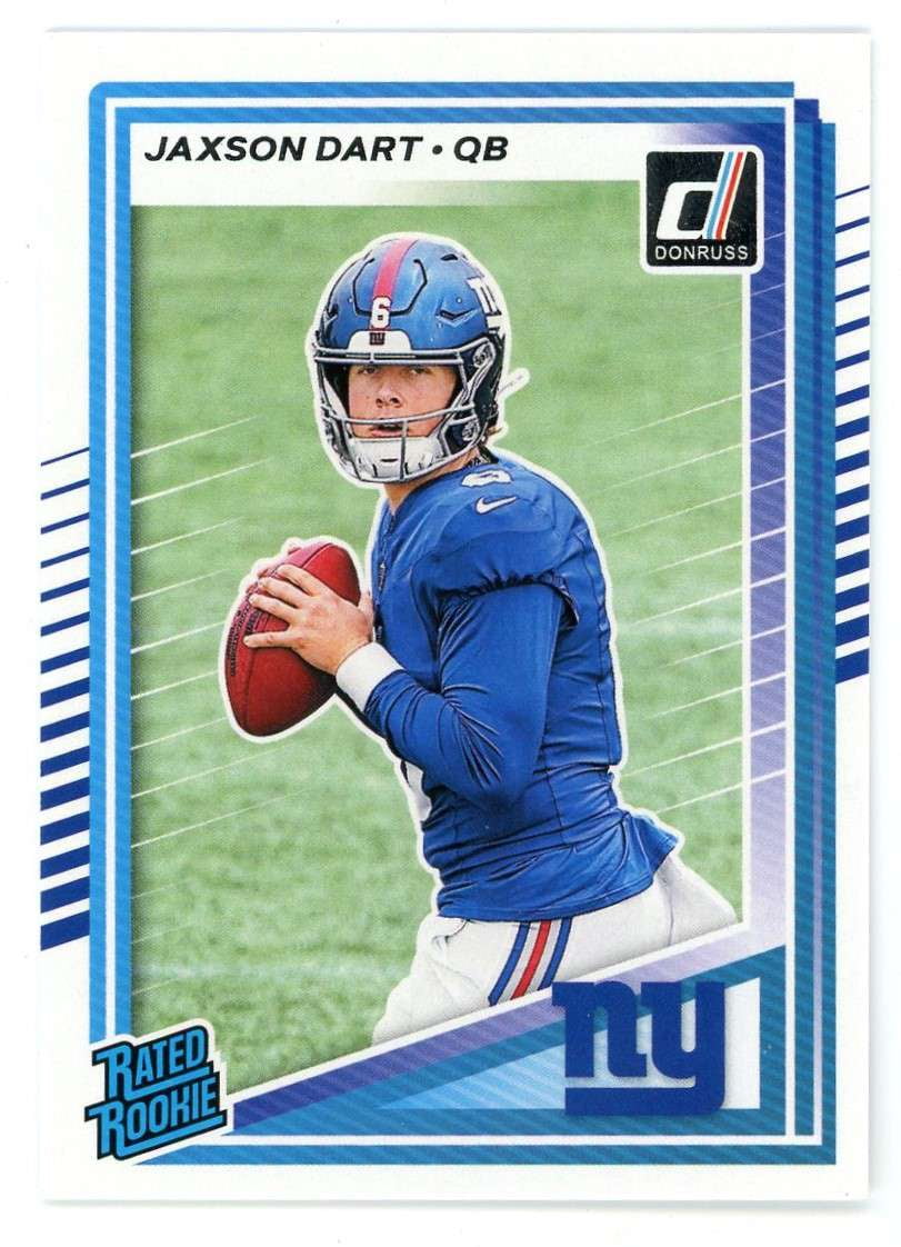 NFL 2025 Panini Donruss Football Rated Rookies Jaxson Dart #400 ...