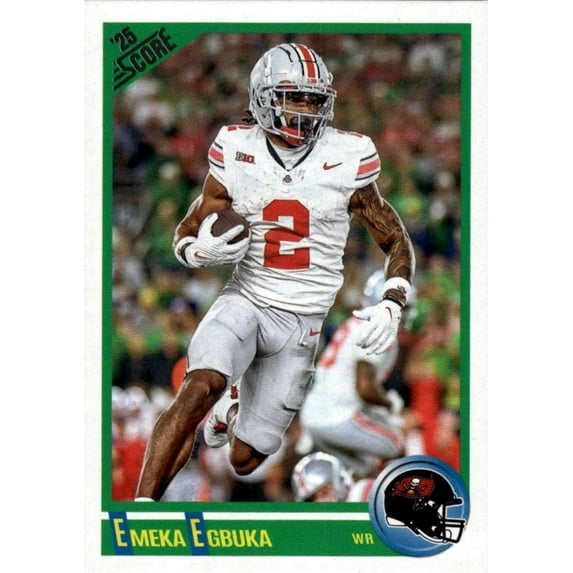 NFL 2025 Panini Score Football Anniversary Emeka Egbuka #8 [Rookie] - Walmart.com