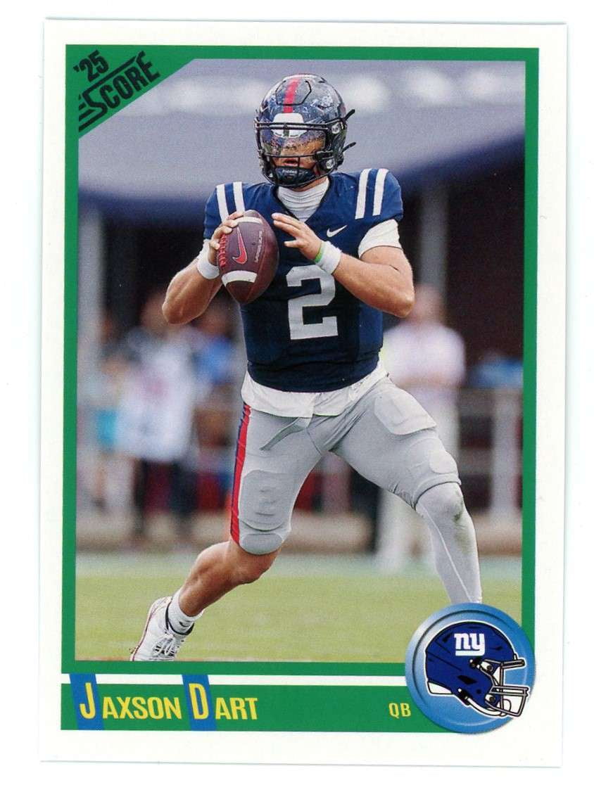 NFL 2025 Panini Score Football Anniversary Jaxson Dart #9 [Rookie ...