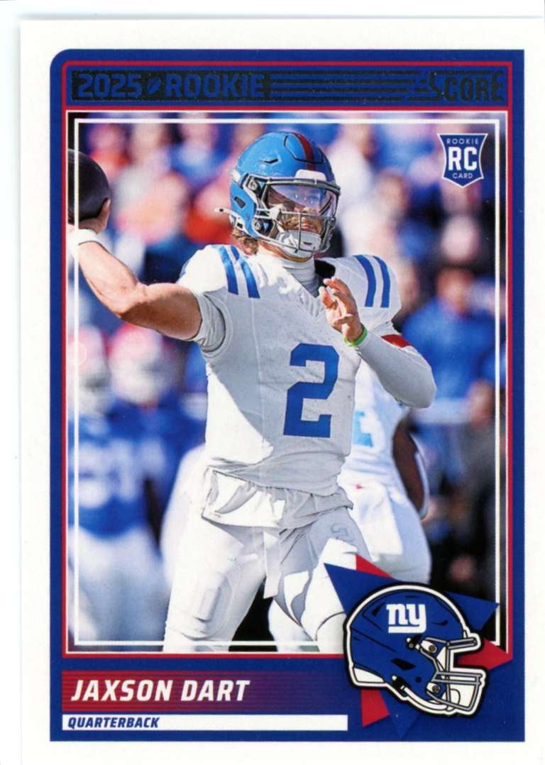 NFL 2025 Panini Score Football Jaxson Dart #35 [Rookie] - Walmart.com