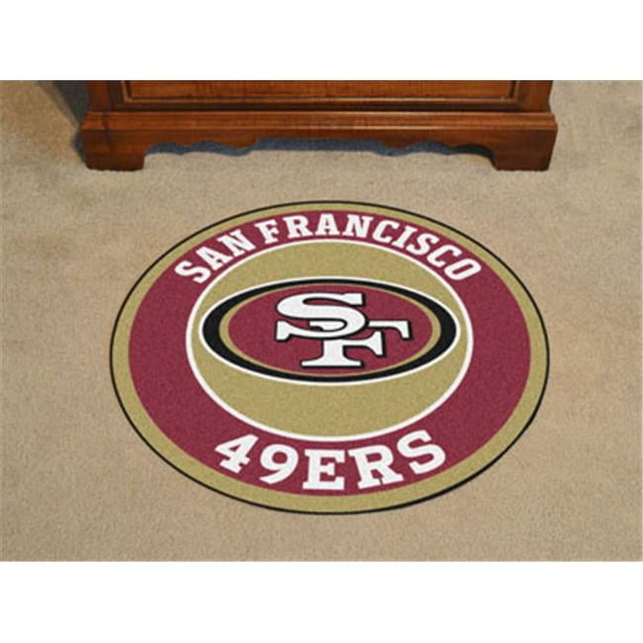 NFL - 49ers Roundel Mat 27" diameter - Walmart.com