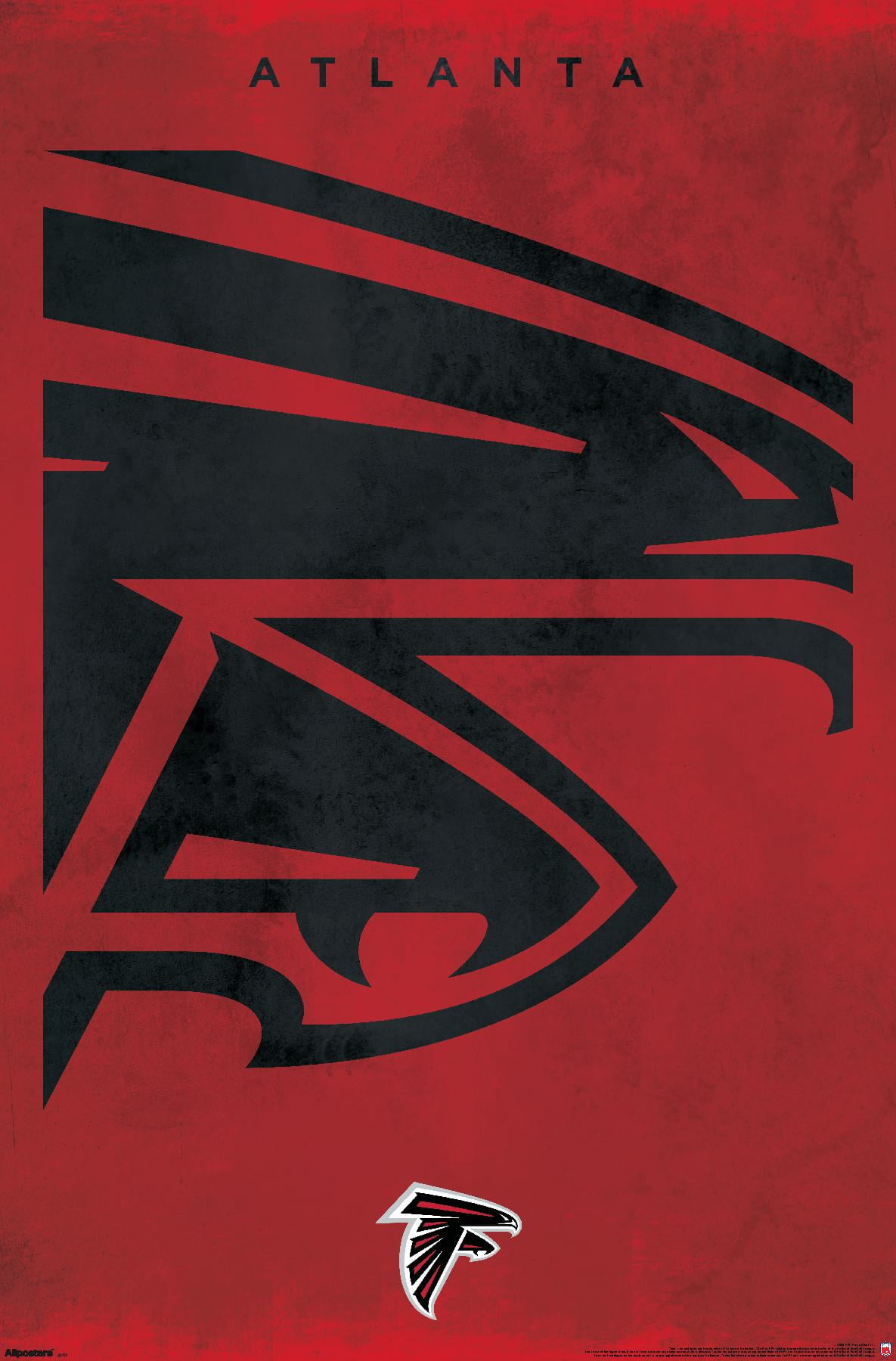 NFL Atlanta Falcons - Logo 25 Wall Poster, 22.375" x 34" - Walmart.com