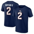 NFL Patrick Surtain II Denver Broncos Mens Name & Number Short Sleeve ...