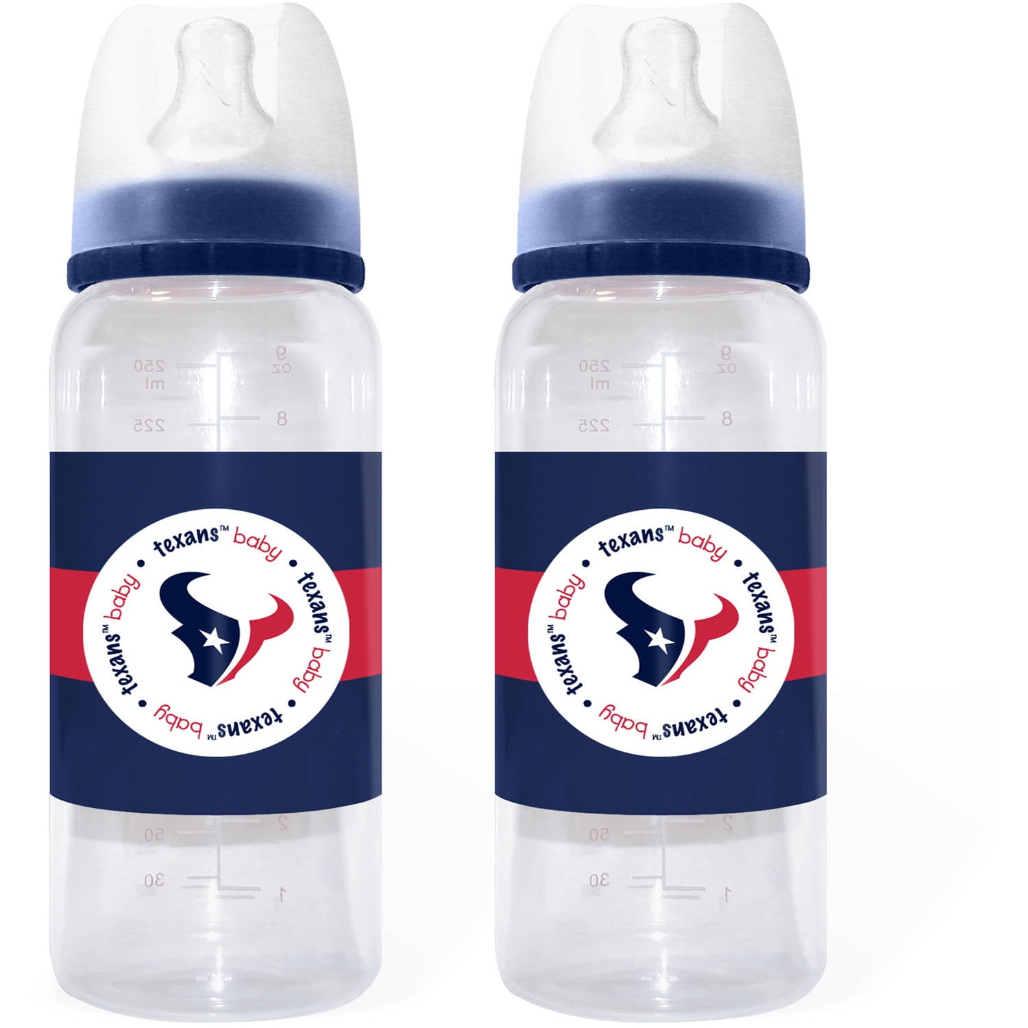 NFL Baby Fanatic Silicone Baby Bottle 2pk, Houston Texans, BPA-Free for ...
