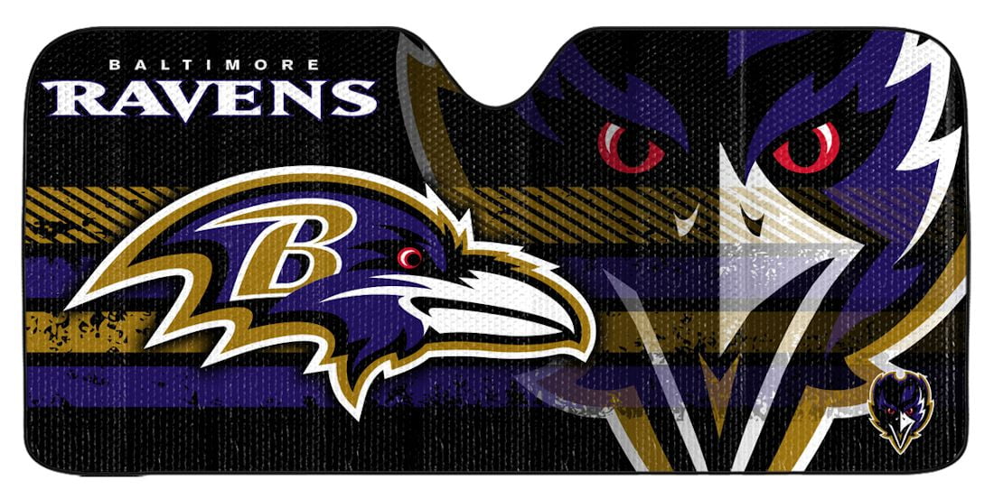 NFL Baltimore Ravens Universal Sun Shade - Walmart.com