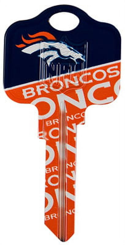 NFL Broncos Team Key Blank For Kwikset Locksets Carded, Each - Walmart.com