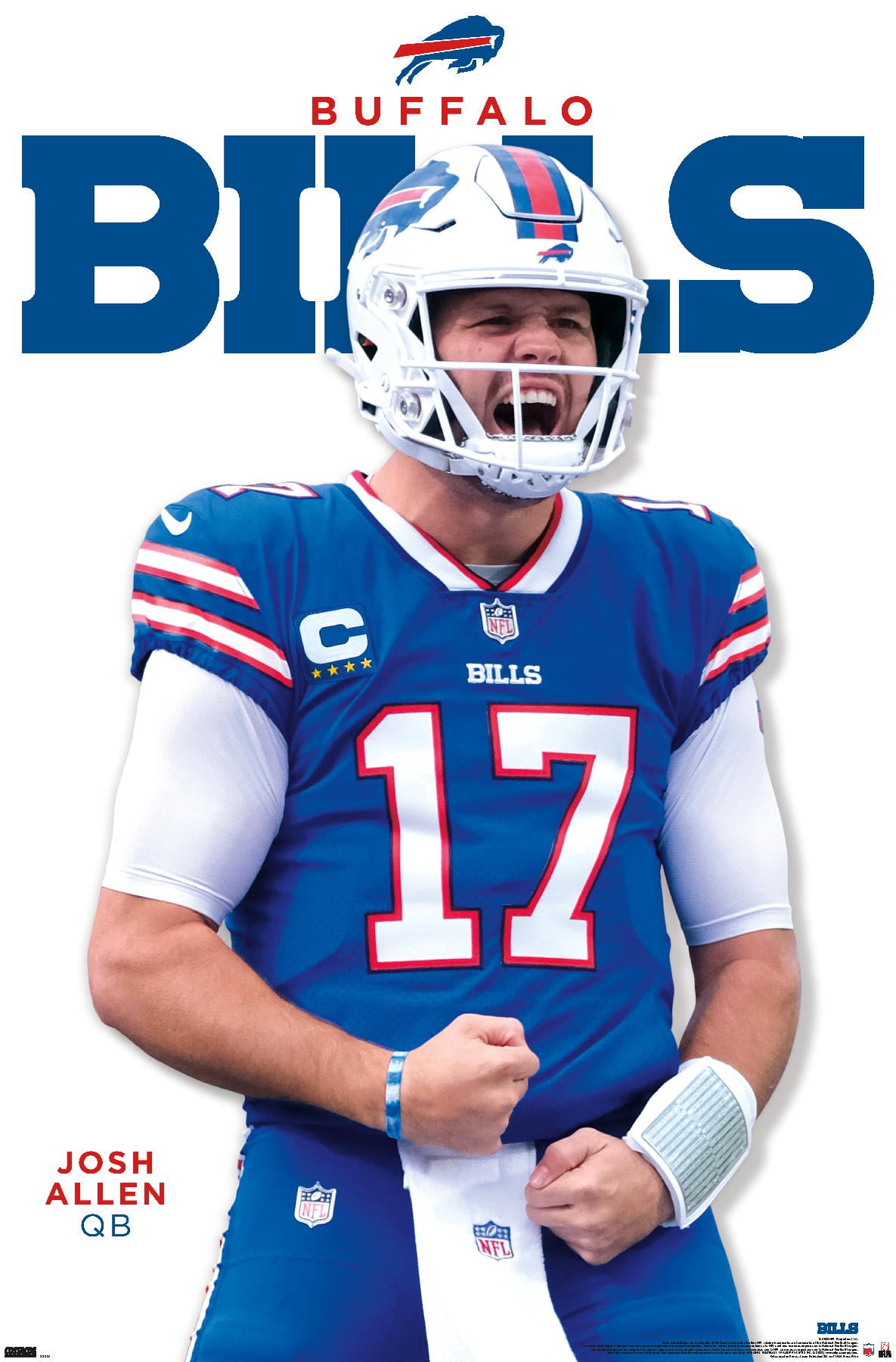 NFL Buffalo Bills - Josh Allen Feature Series 23 Wall Poster, 22.375" x ...