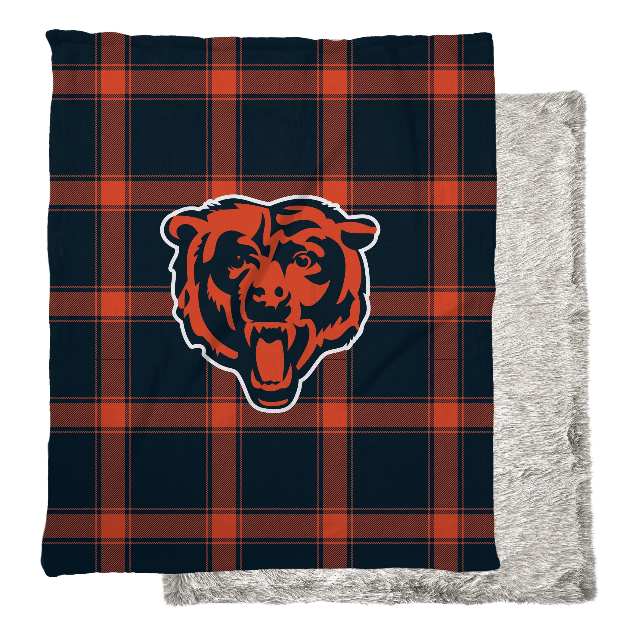 NFL CHICAGO BEARS Throw Faux Fur - Walmart.com