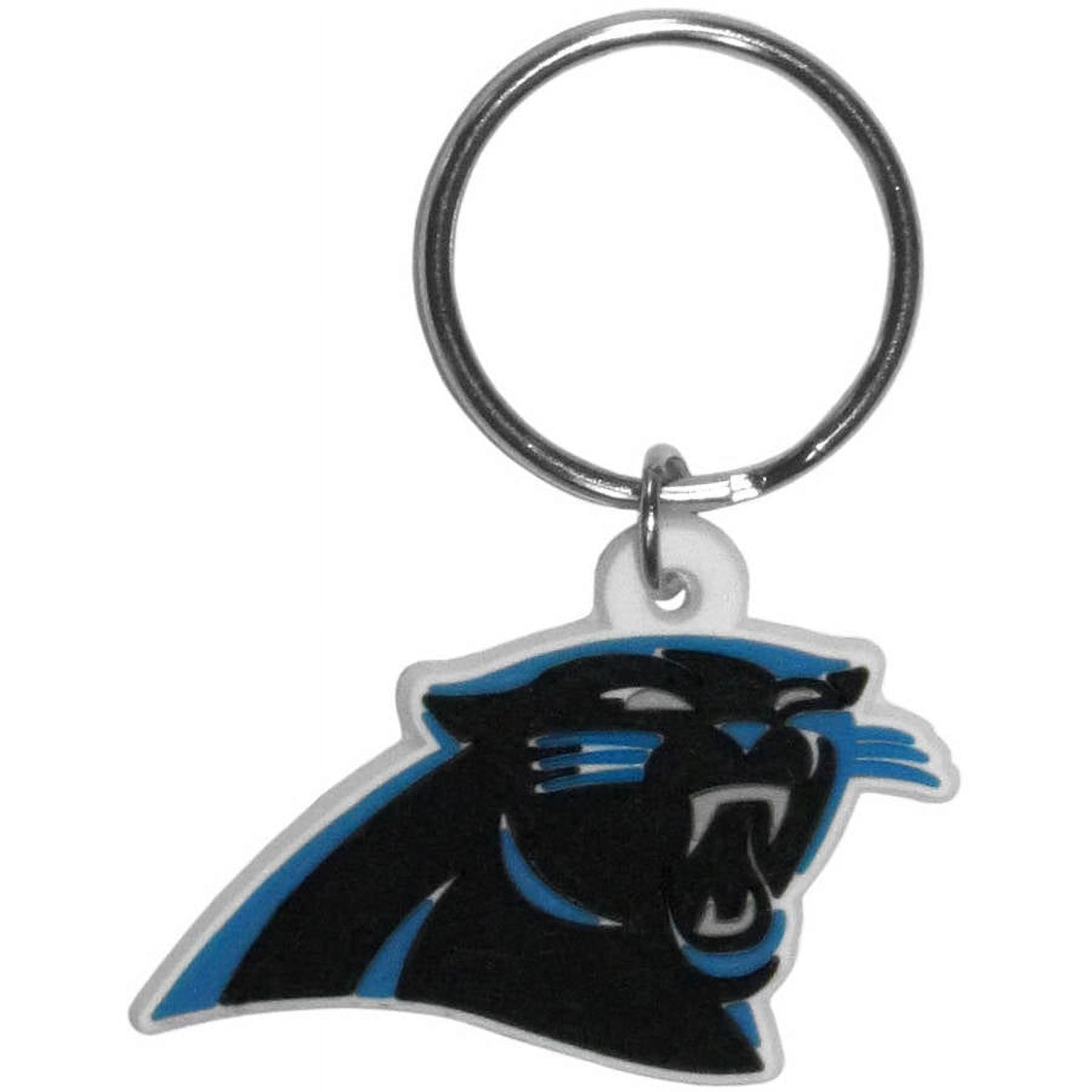 NFL Carolina Panthers Flex Laser Cut Rubber Keychain - Walmart.com