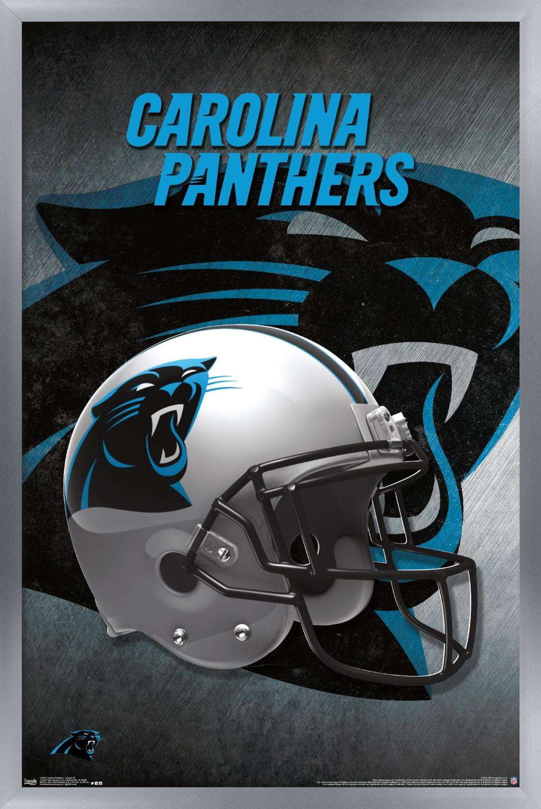 NFL Carolina Panthers - Helmet 16 Wall Poster, 14.725" x 22.375 ...
