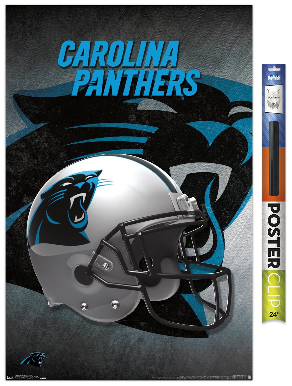 NFL Carolina Panthers - Helmet 16 Wall Poster, 22.375" x 34" - Walmart.com