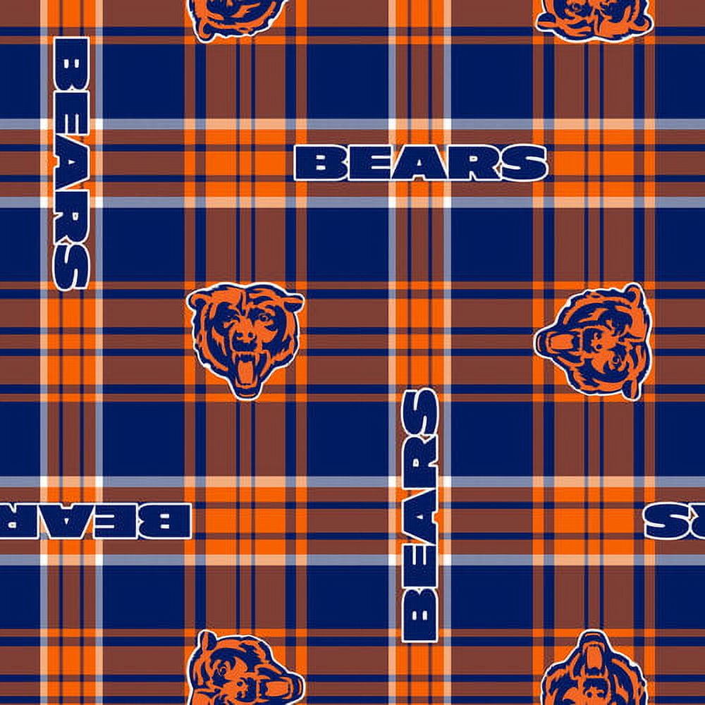 NFL Chicago Bears 58" 100% Polyester Fleece Sports Logo Fabric By the ...