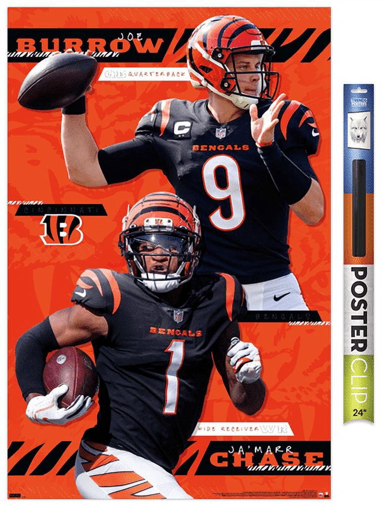 NFL Cincinnati Bengals - Dynamic Duo 21 Wall Poster, 22.375" x 34 ...