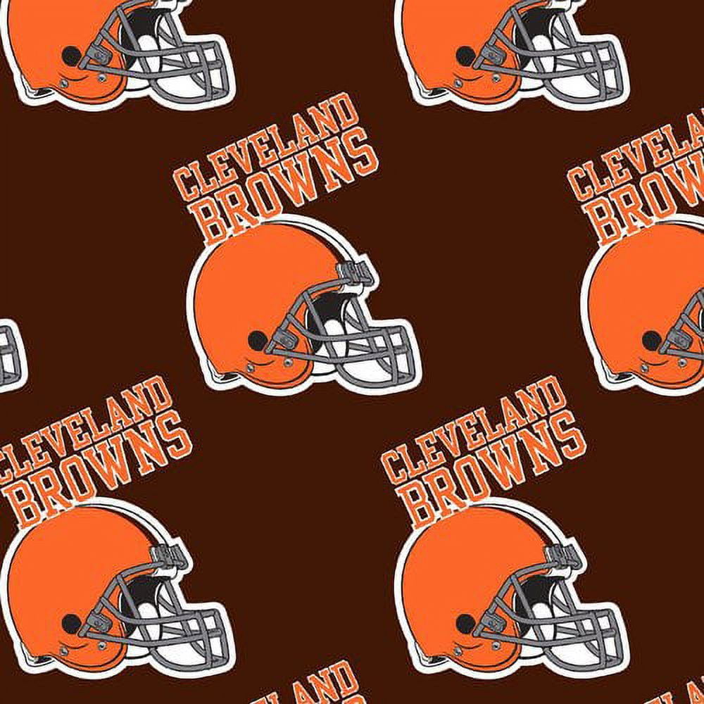 NFL Cleveland Browns Cotton 8.25" x 1.75" Fabric, 1 Each - Walmart.com