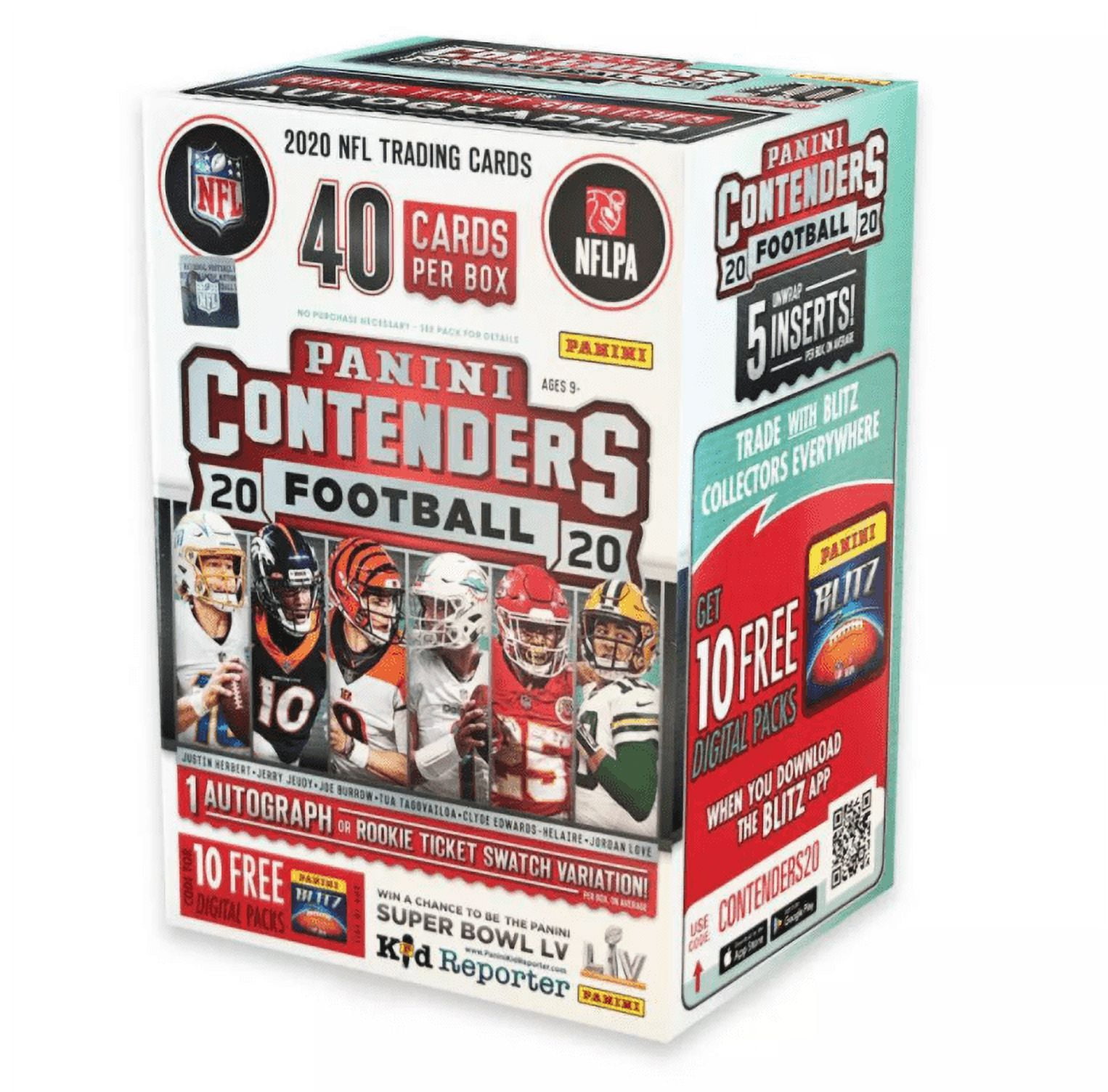 NFL Contenders Football Trading Card Blaster Box - Walmart.com